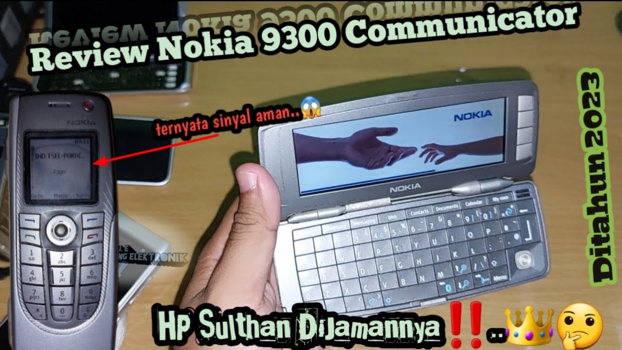 nokia 9300 communicator | review ditahun 2023 - YouTube