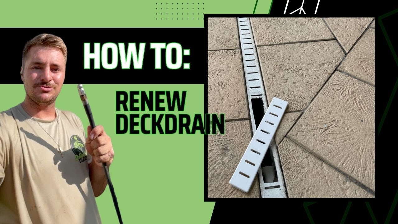 Pool Deck Drain Fix | 3 Step Fix - YouTube