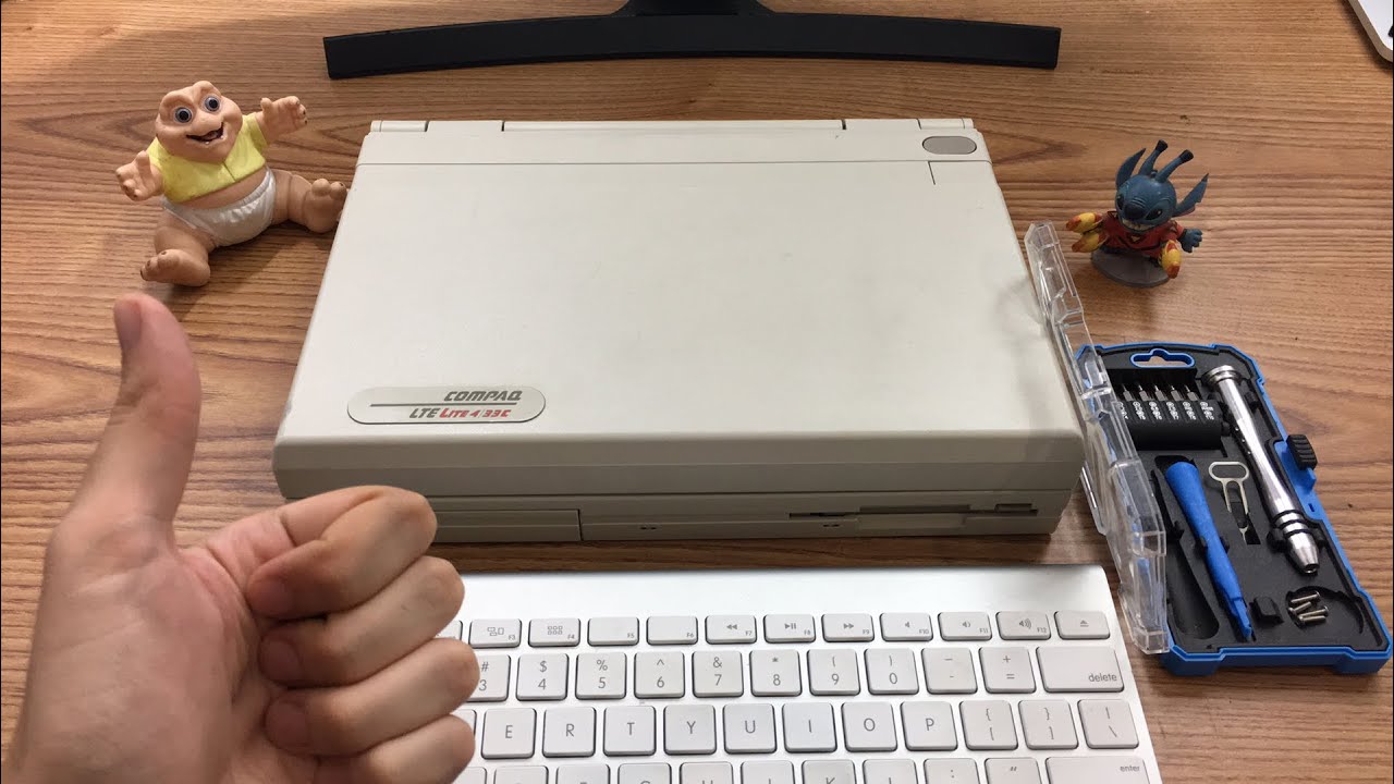Desarmando Laptop Obsoleta Compaq LTE Lite 4/33C | Vida de Programador ...