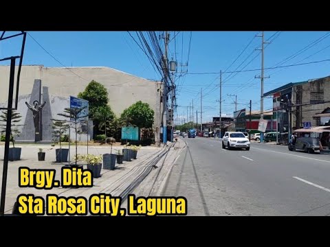 BRGY. DITA, STA ROSA CITY, LAGUNA | WALK TOUR - YouTube