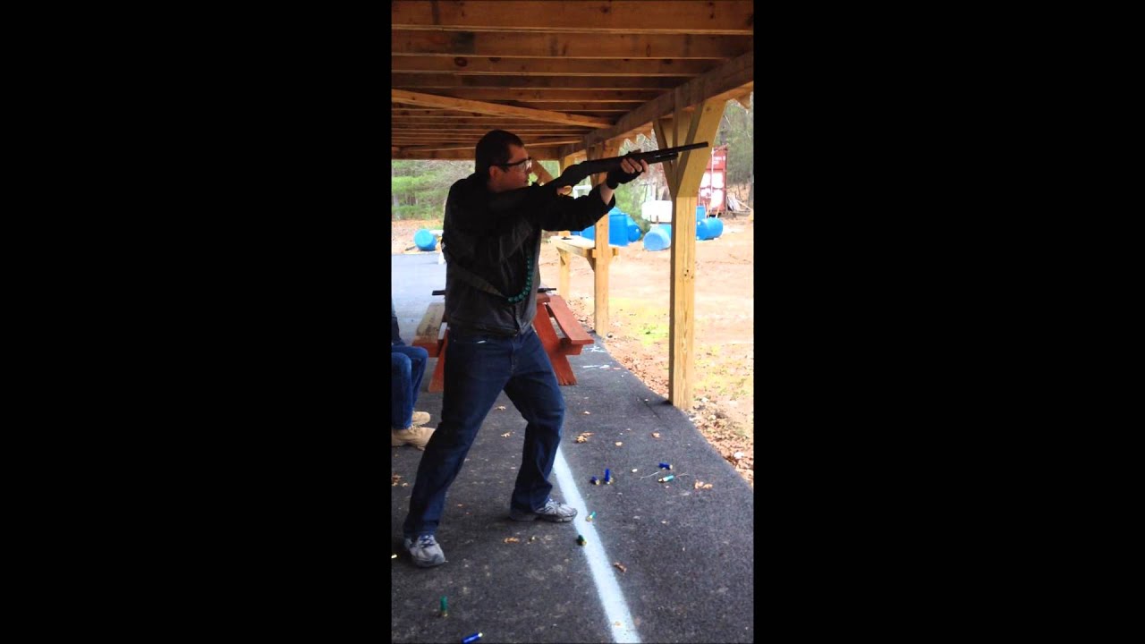 CAI PW87 (Winchester 1887 Clone) Buckshot Test - YouTube