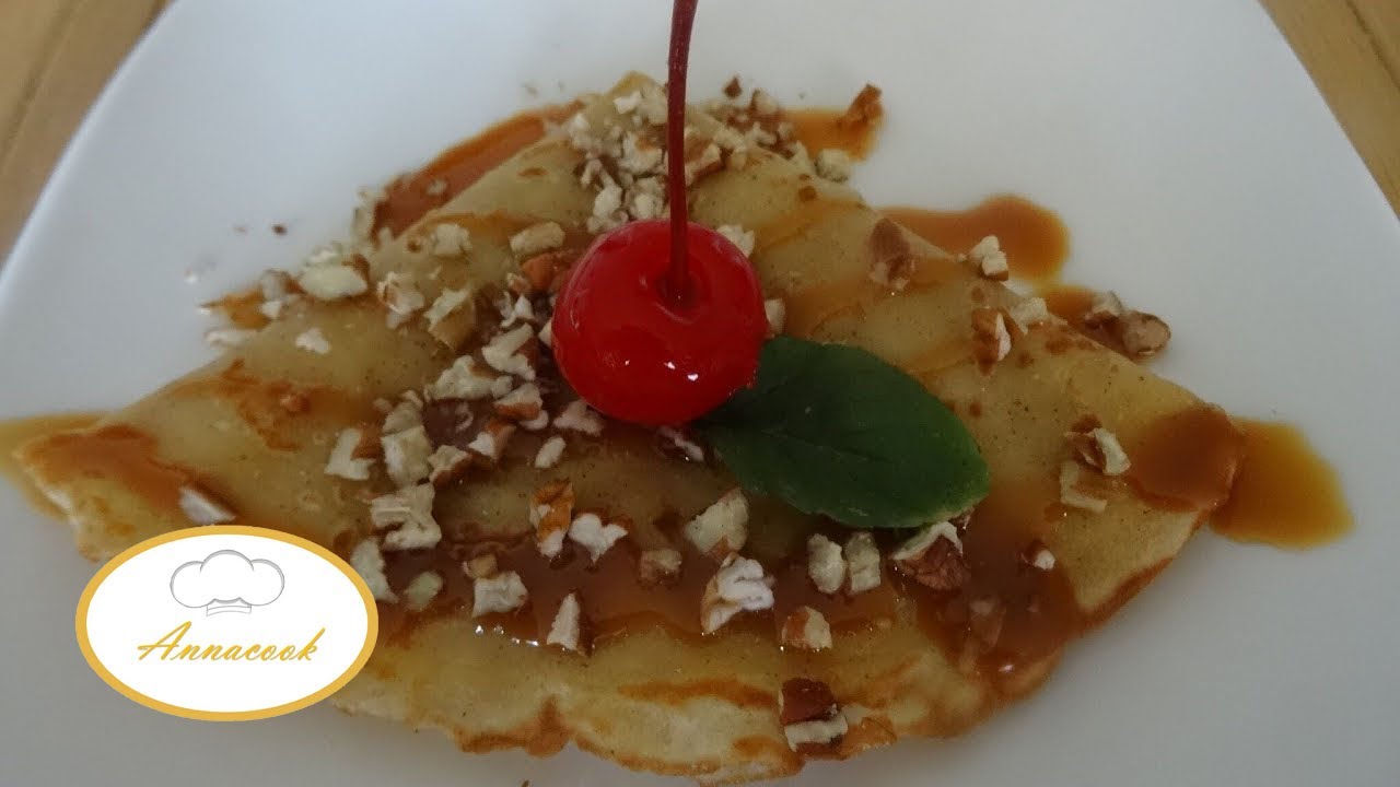 Como hacer crepas de cajeta - YouTube
