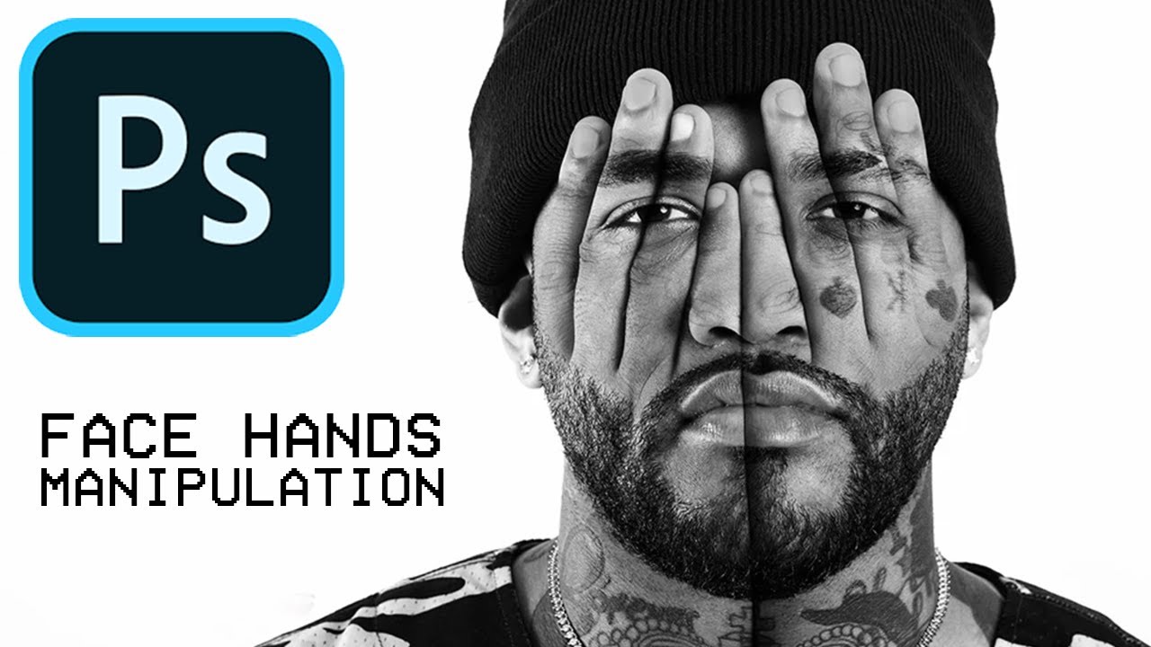 Photoshop Tutorial: Face Hands Photo Manipulation effect (Joyner Lucas ...