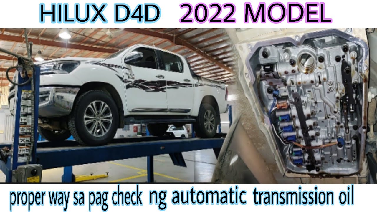 proper way to check & replace automatic transmission oil in TOYOTA ...