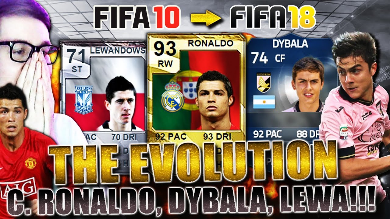 THE EVOLUTION RONALDO, DYBALA & CO!! 😱🔥 FIFA 18: ULTIMATE TEAM RETRO ...