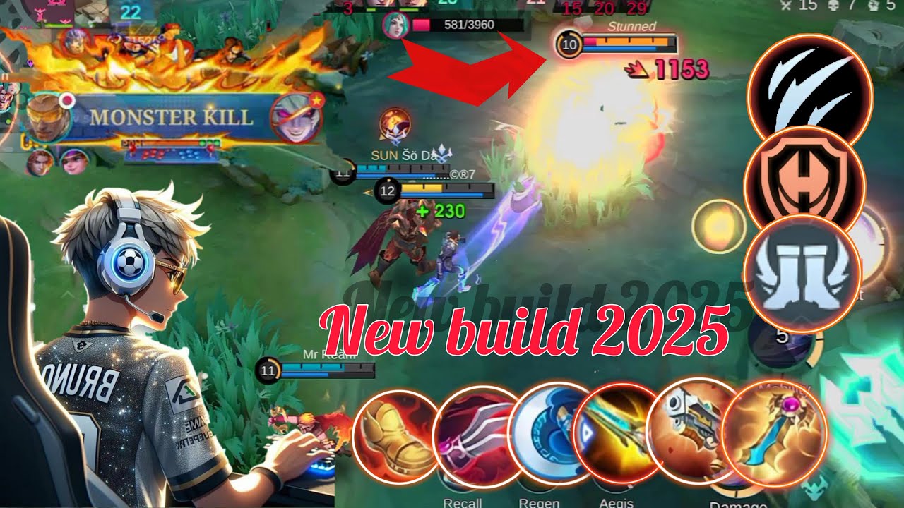 2025 🔥BRUNO BUILD AND EMBLEM SET GAMEPLAY MANIAC (RECOMMEND ...