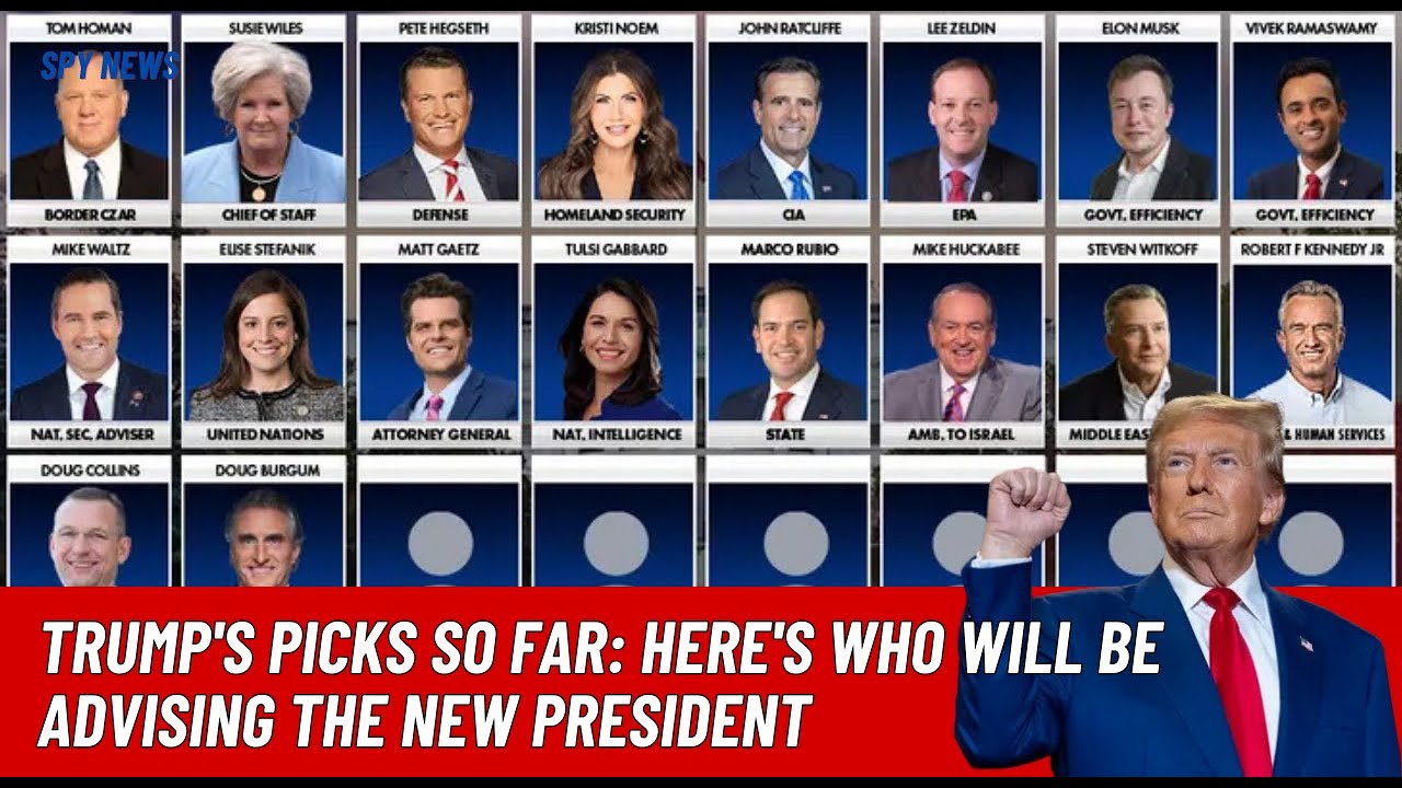Trump's picks so far: Here's who will be advising the new president ...