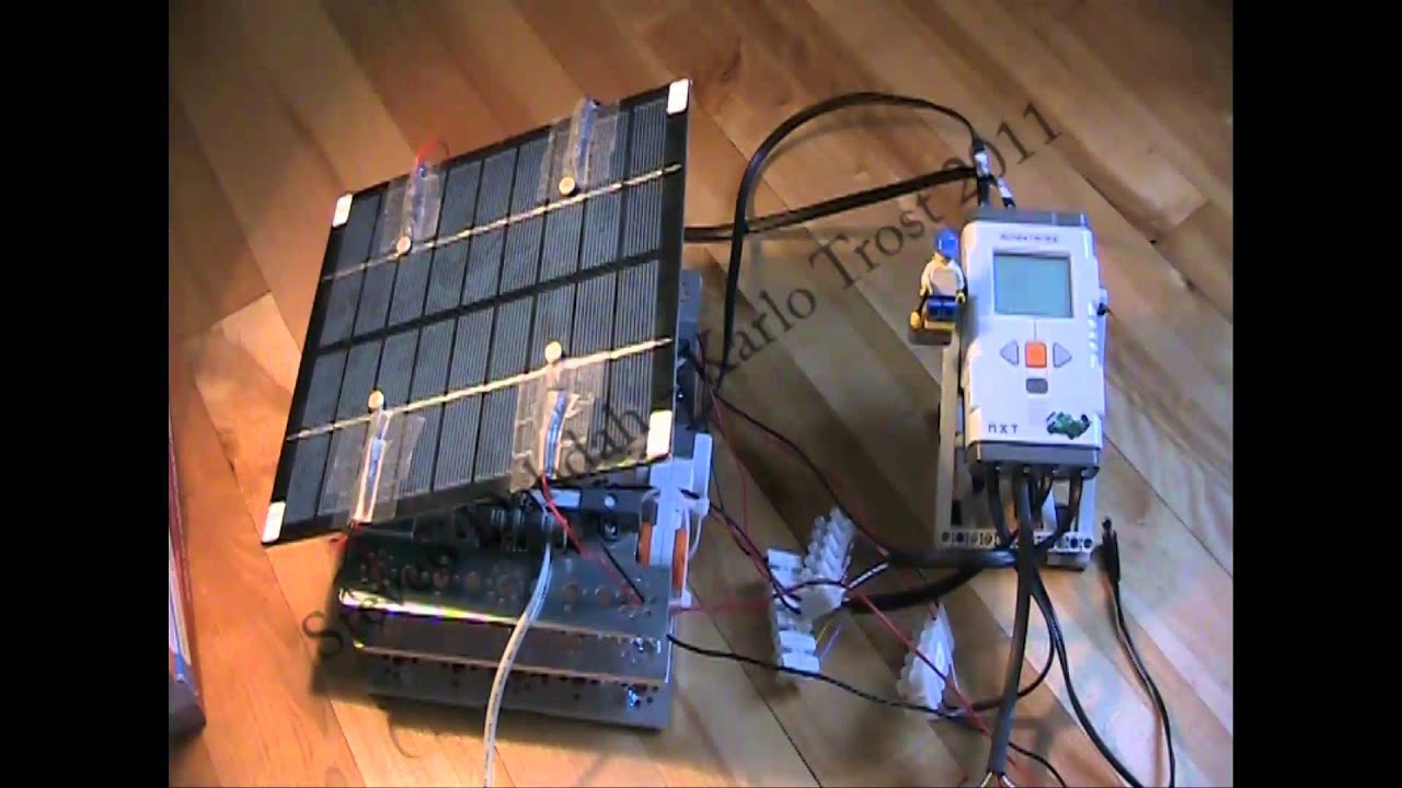 Auto-Adjusting Solar Panel -- Lego Mindstorms NXT - YouTube