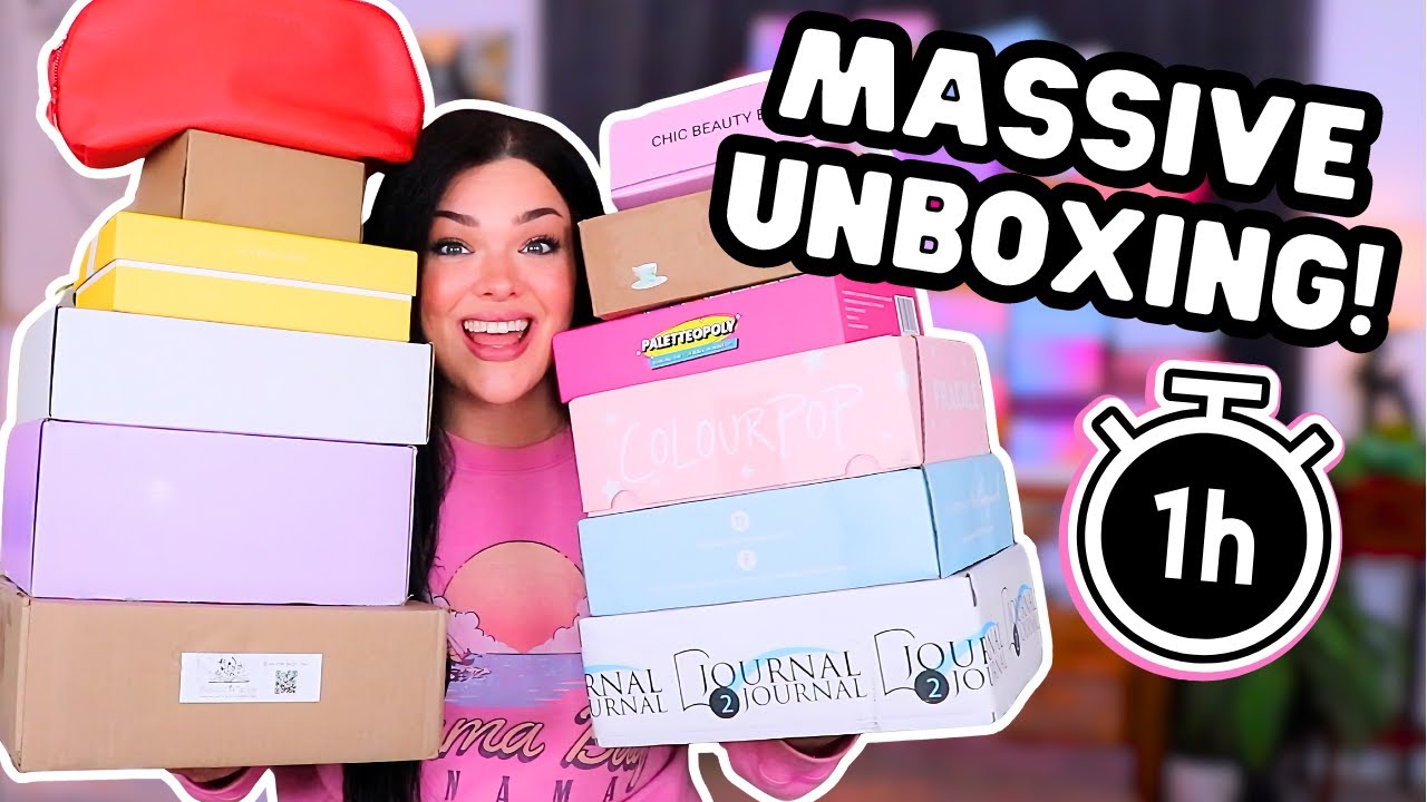 A FULL HOUR OF UNBOXING! | Huge Relaxing Chatty Unboxing - YouTube