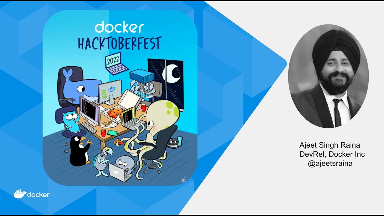 Celebrating Hacktoberfest with Docker | DigitalOcean | Hack | Docker Extensions - YouTube