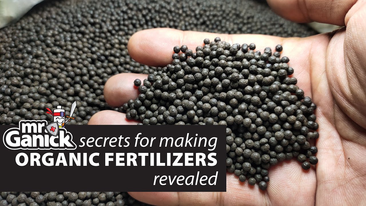 Mr. Ganick secrets for making organic fertilizer revealed! each bag's ...