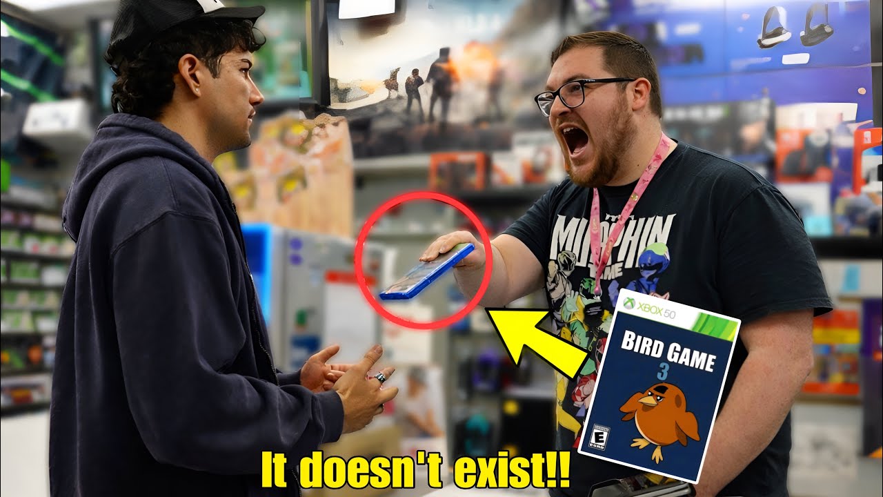 Trading in Fake Games to Gamestop! - YouTube