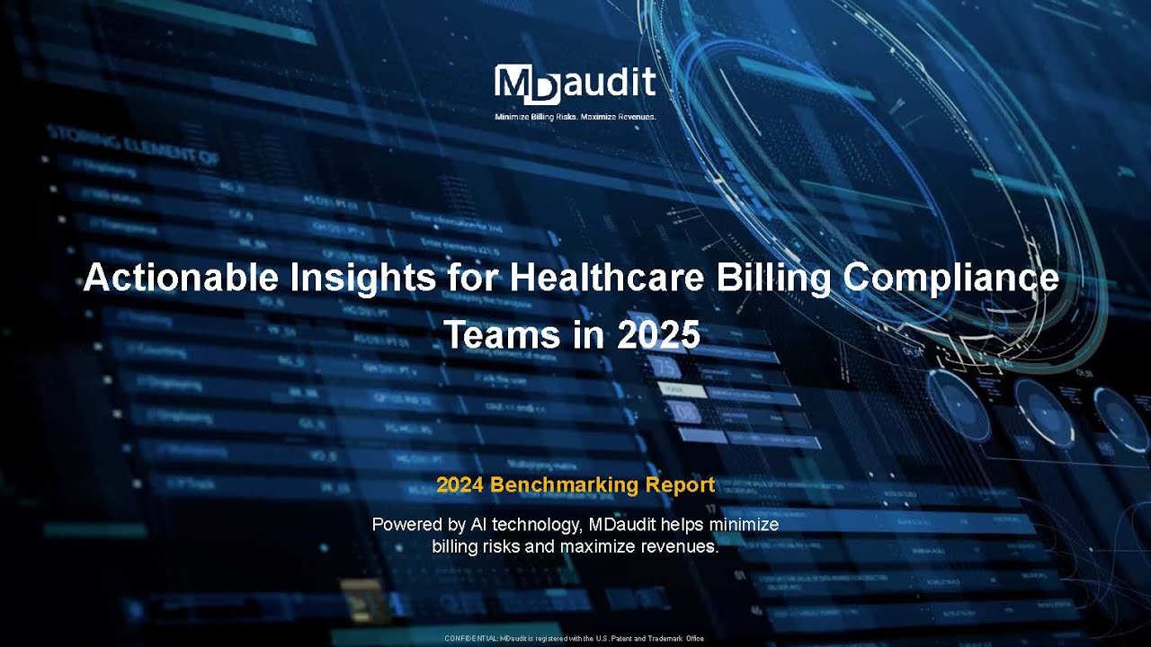 MDaudit Actionable Insights for Healthcare Billing Compliance Teams in ...