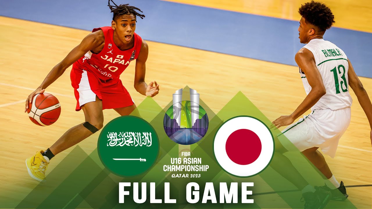 Saudi Arabia v Japan | Full Basketball Game | FIBA U16 Asian ...
