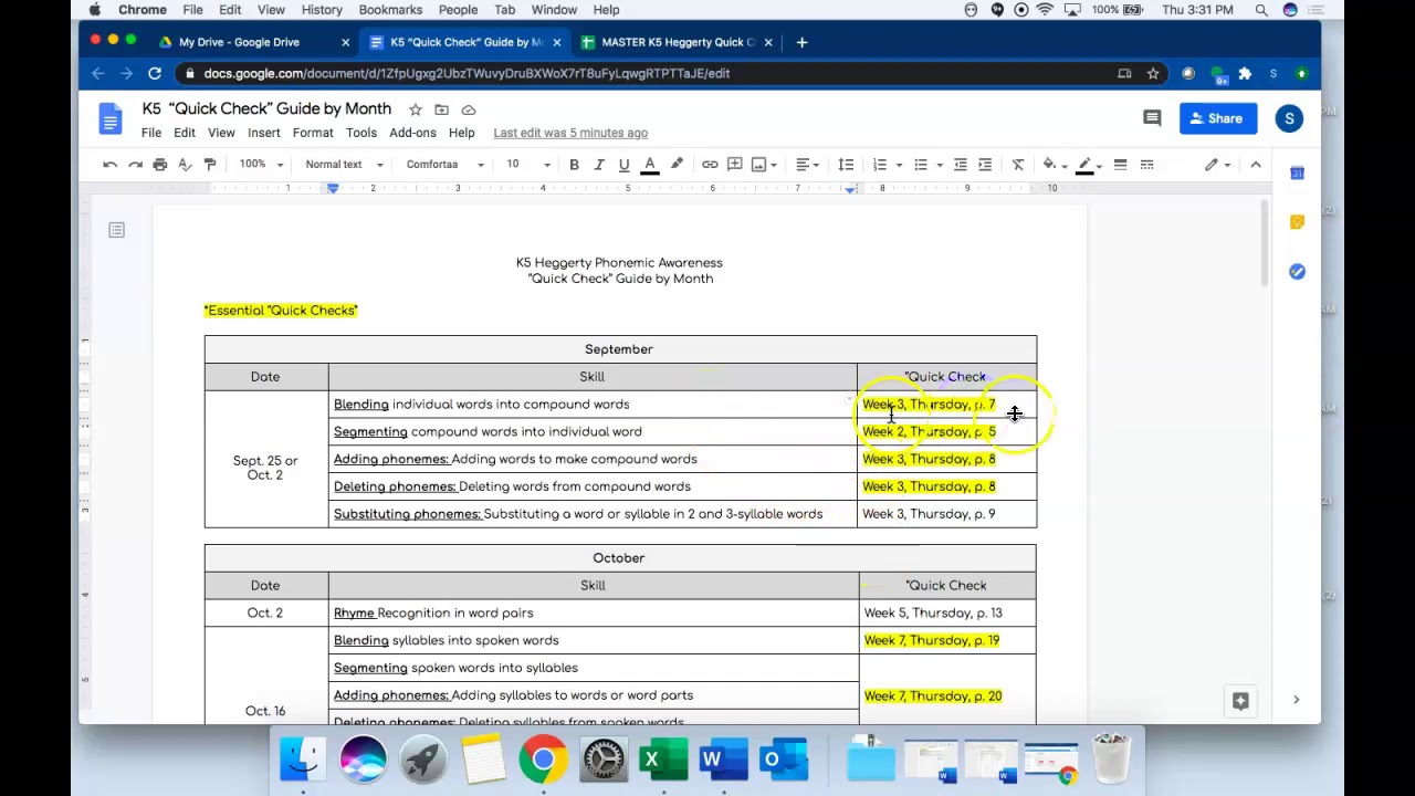 Heggerty Quick Check Assessment Tracker Overview - YouTube