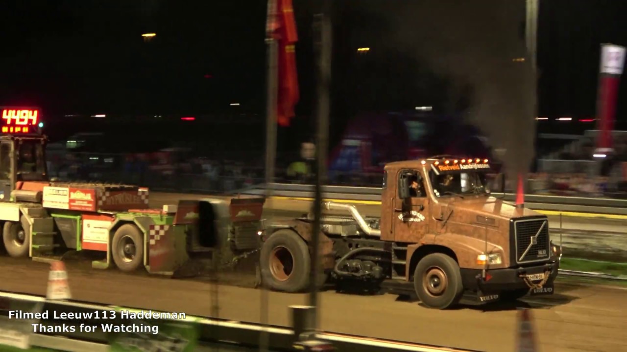 VOLVO NL10 Truck Pulling Hoogblokland 2018 | Team Iron Horse 💨 - YouTube