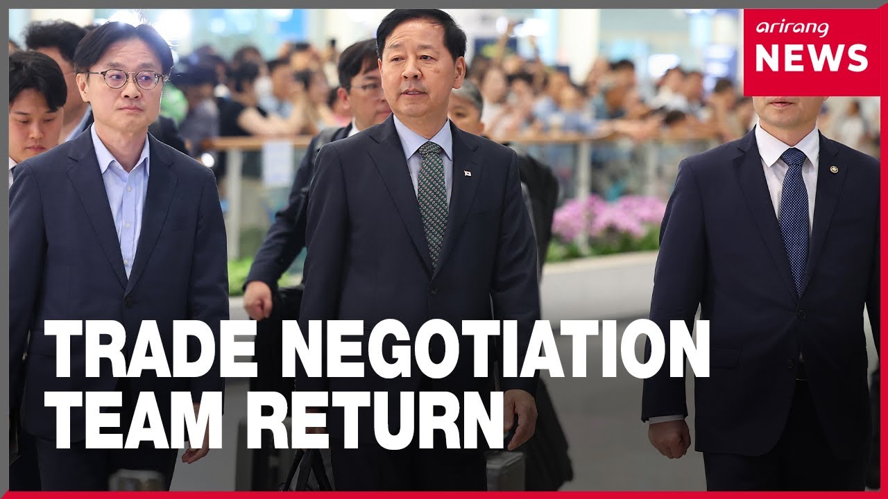 S. Korea's trade delegation returns home after talks with U.S. amid ...