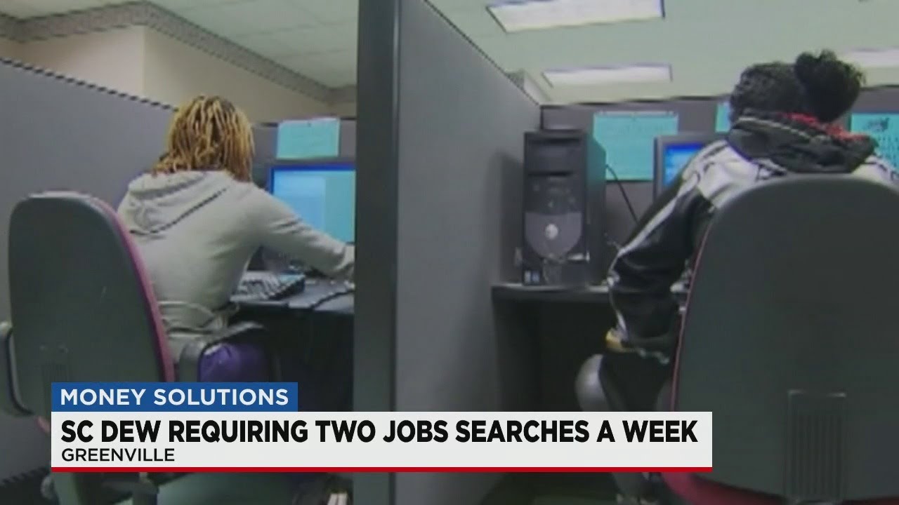 SC DEW requiring two job searches per week - YouTube