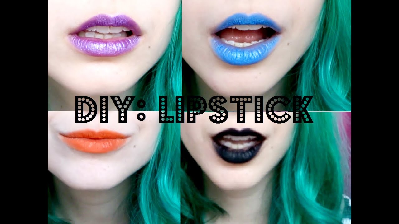 DIY: Crazy Colored Lipsticks - YouTube