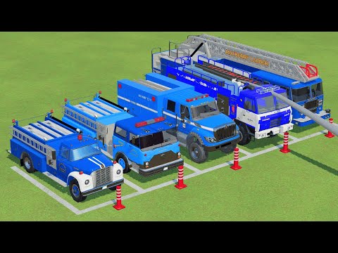 TRANSPORTING ALL COLLOR FIRE TRUCK, MAN, SCANIA, MERCEDES, DACIA ...