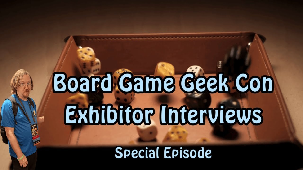 Special Episode: 2025 Board Game Geek Con Exhibitor Interviews - YouTube