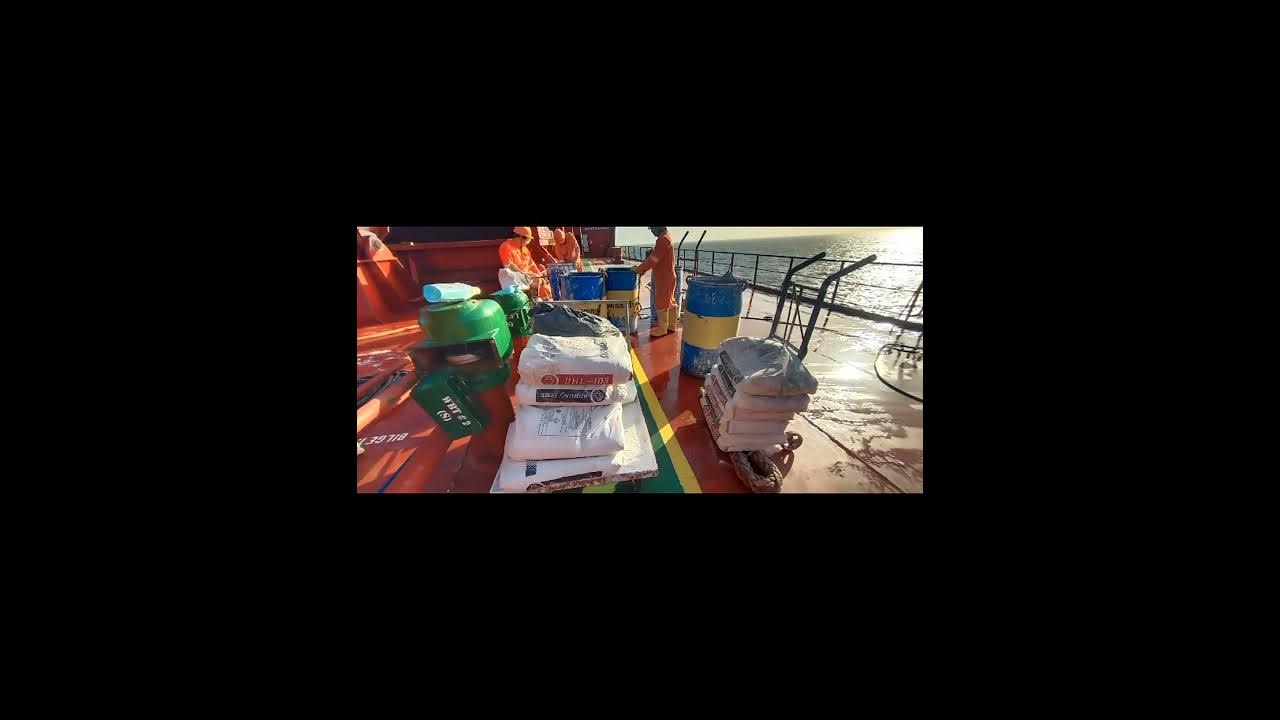 Cargo Hold Cleaning and applying Lime and Dispedida sa mga pauwi ...