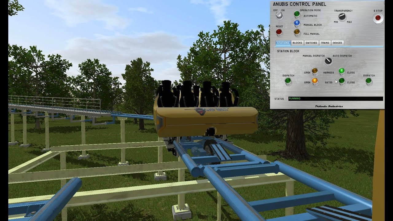 Anubis - The Ride (Transfer) - NoLimits Coaster Simulator 2 - YouTube