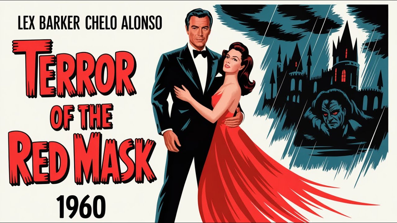Terror of the Red Mask 1960 Film in English, Lex Barker, Chelo Alonso ...