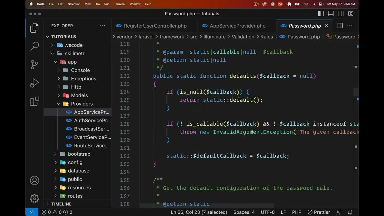 5. User registration: Laravel + Nuxt Udemy Clone - YouTube