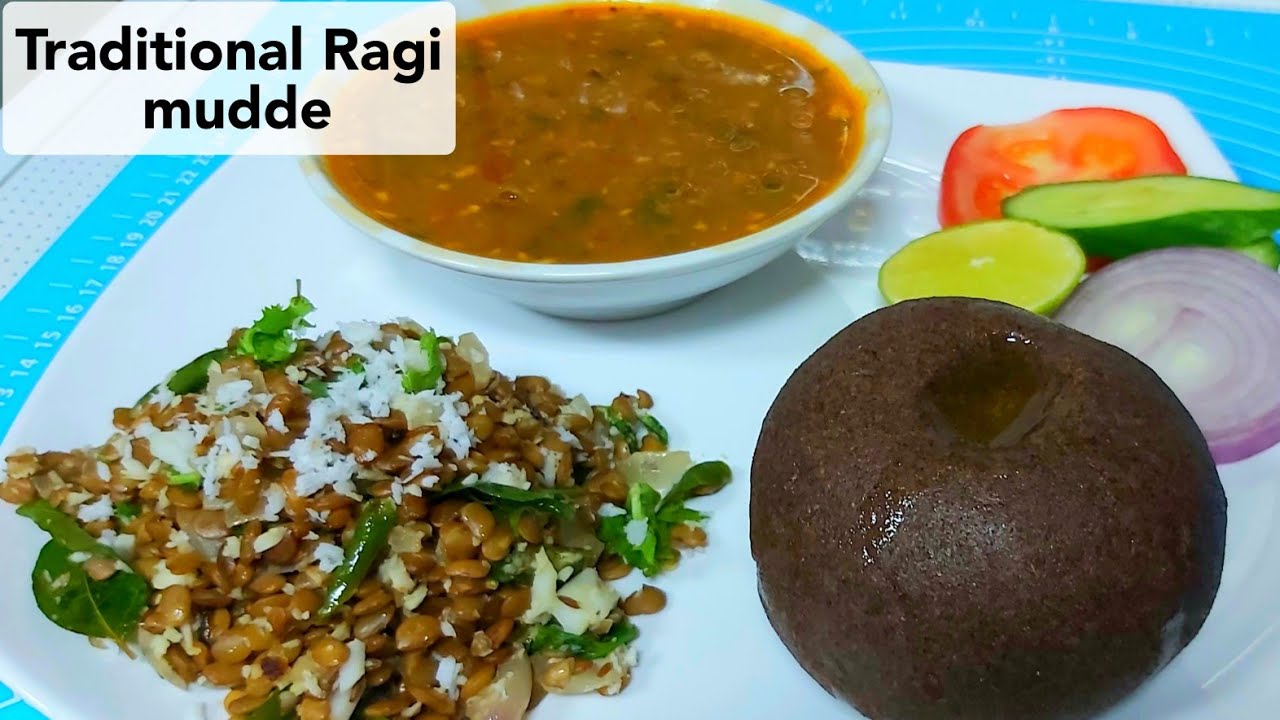 Traditional & healthy Ragi mudde(Finger Millet ball)recipe | Hurali ...
