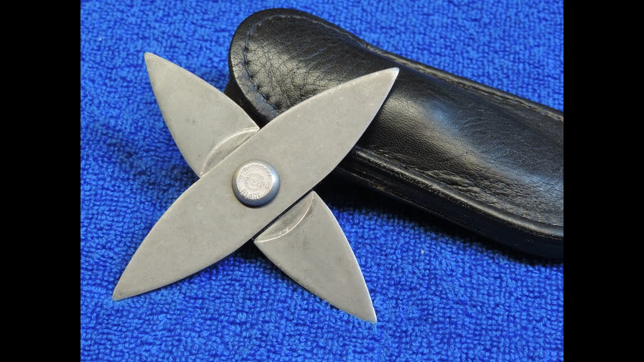 Blossom Ninja Star - Retro Knives - YouTube