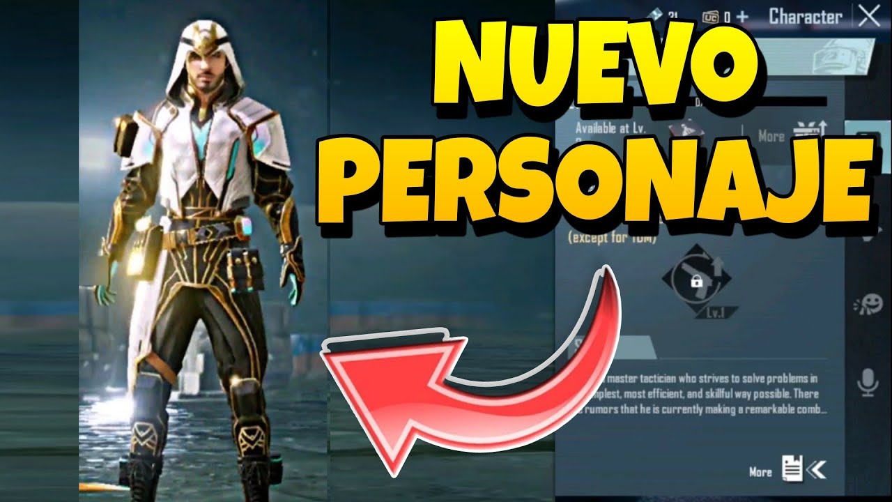 El es LAITH el NUEVO PERSONAJE de PUBG MOBILE (skins y emotes) - YouTube