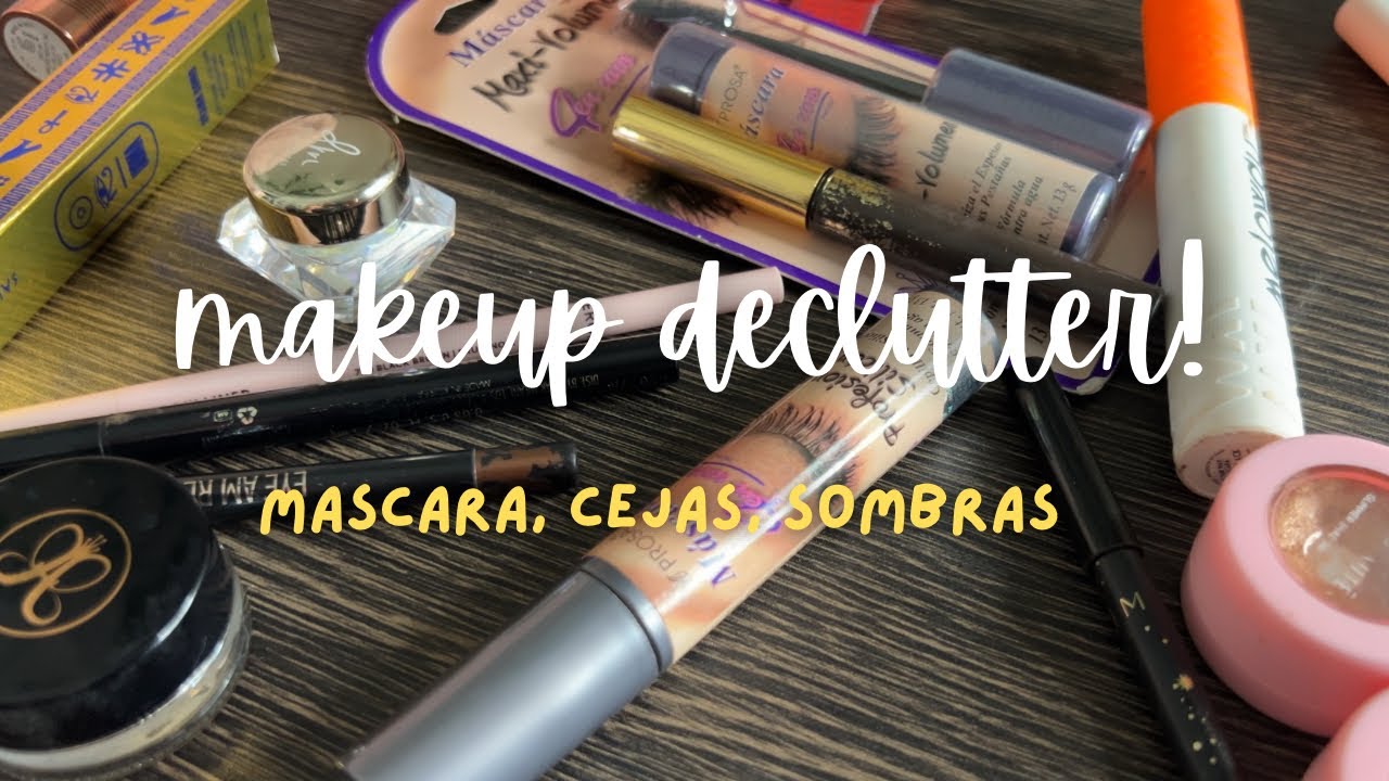 Depurando mi maquillaje: ojos! // makeup declutter 2024 pt 4 - YouTube