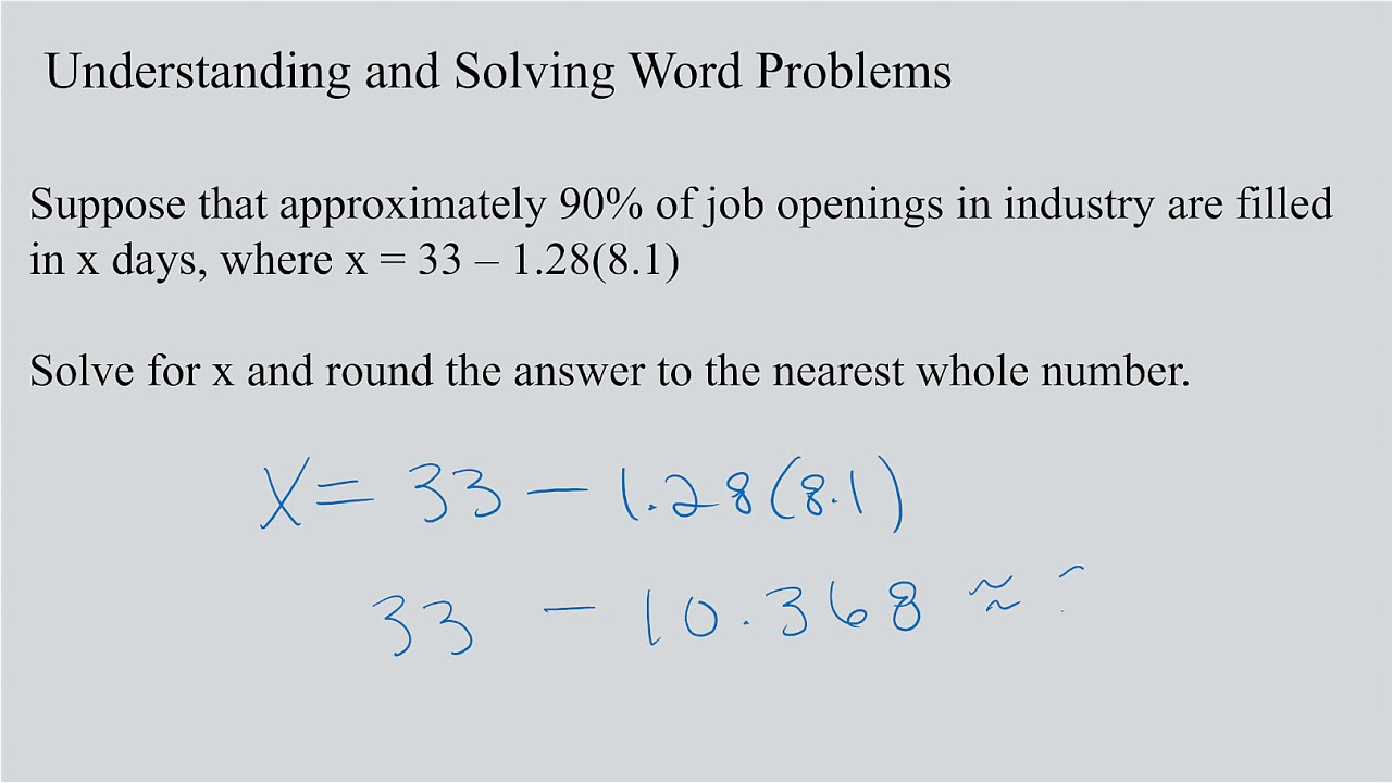 Word Problems (Statistics Unit) - YouTube