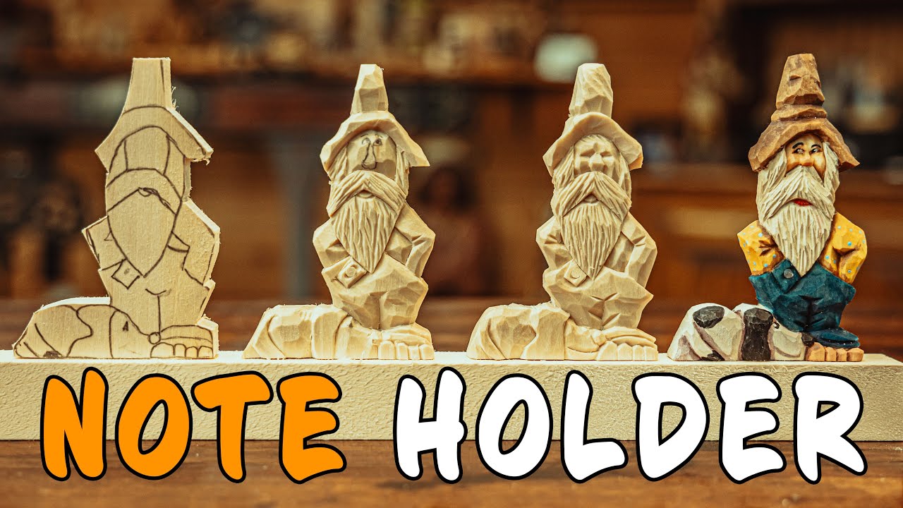 Fun and Easy Hillbilly Note Holder Project || Pattern Included - YouTube