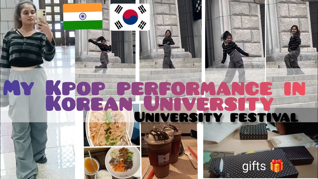 🎉🫣My Kpop performance in Korean University 🫣🎉 Korean University ...