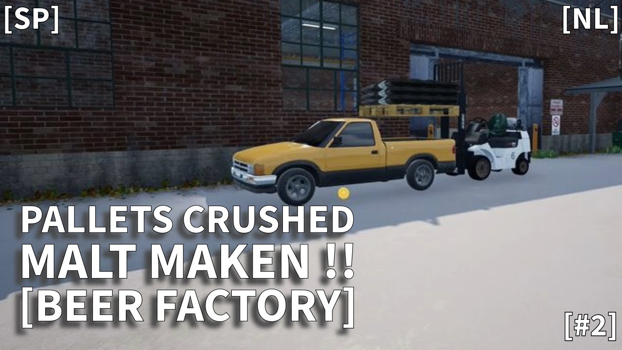 [SP] Pallets Crushed malt maken !! [Beer Factory ] [#2] [NL] - YouTube