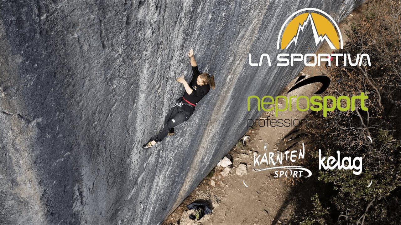 Mattea Pötzi in Terra Piatta 8b+/c - Arco Climbing - YouTube