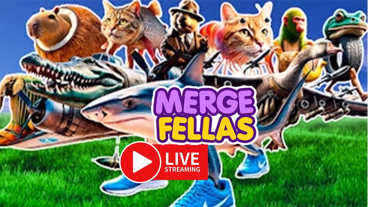 🔴 LIVE Playing Merge Fellas Brainrot Italian Anomaly Update [20] - YouTube