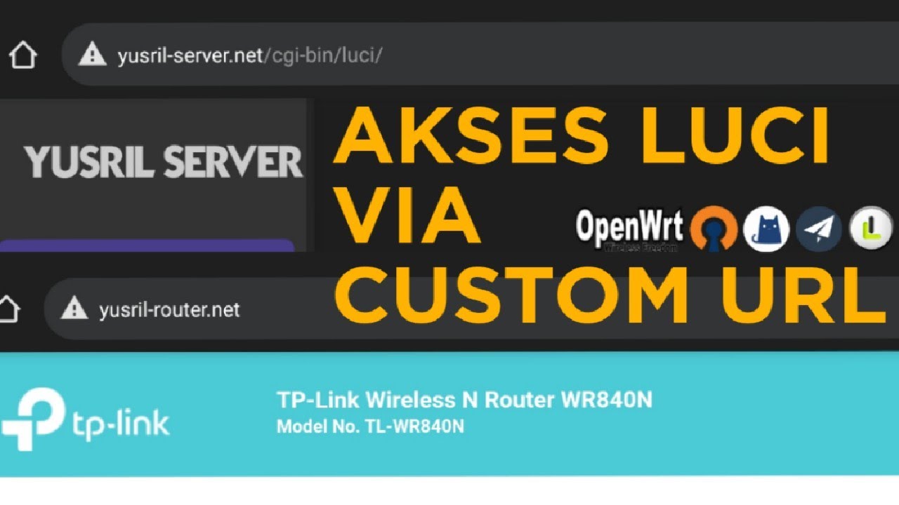 Cara Akses Luci Openwrt via Custom URL - YouTube