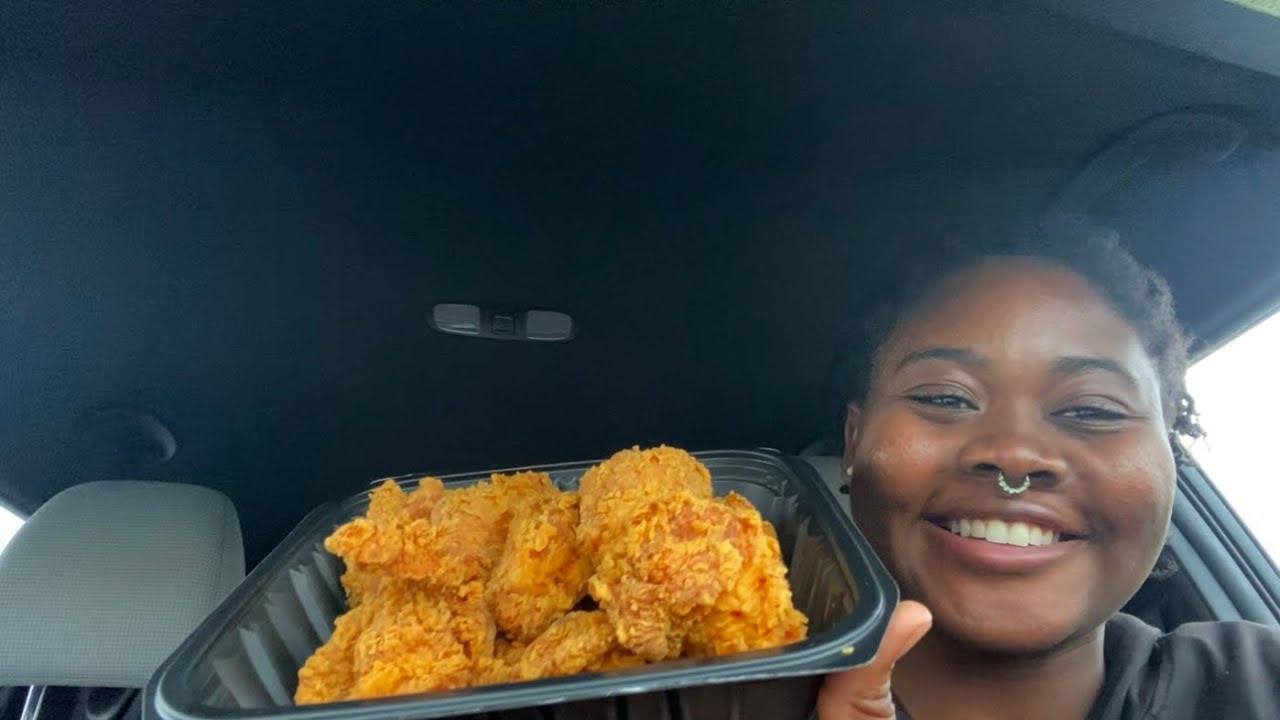 POPEYES GHOST PEPPER WINGS W/ MASHED POTATOES AND GRAVY MUKBANG # ...