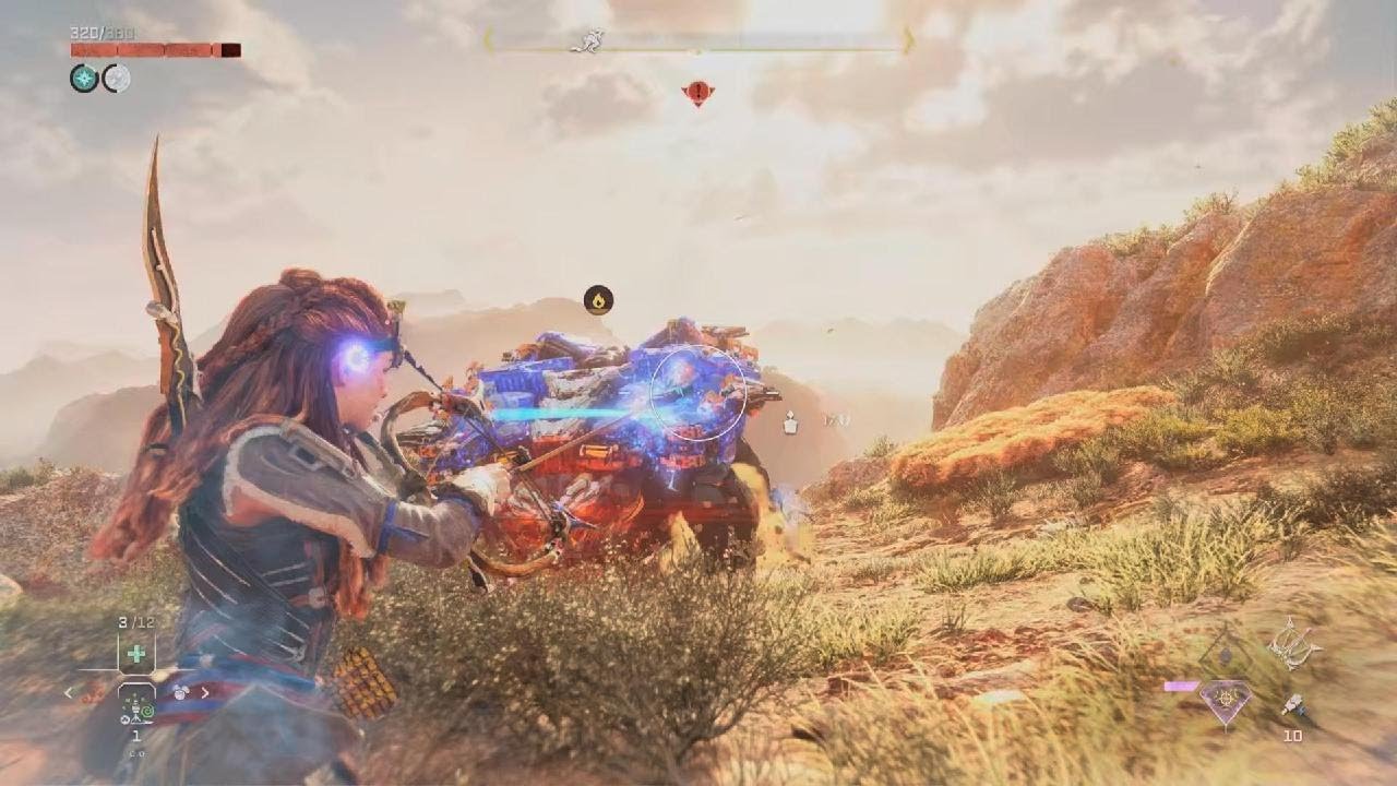 Horizon Forbidden West: Fighting A Shellsnapper - YouTube