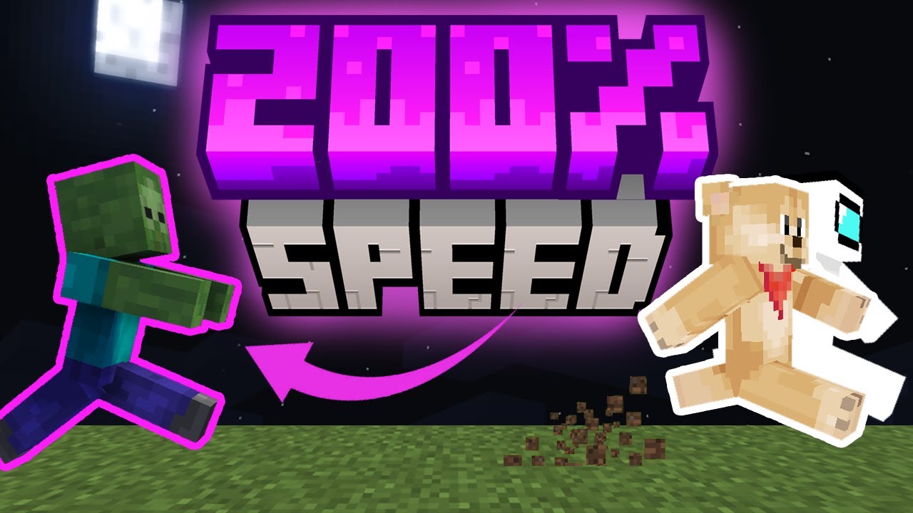 We Played Minecraft at Double Speed - YouTube