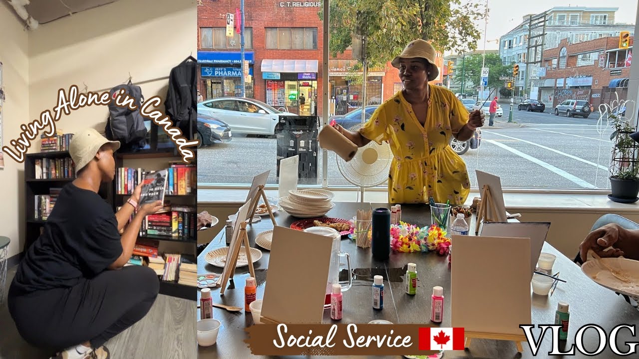 Day in My Life as a Social Service Worker in Canada | Living Alone in ...