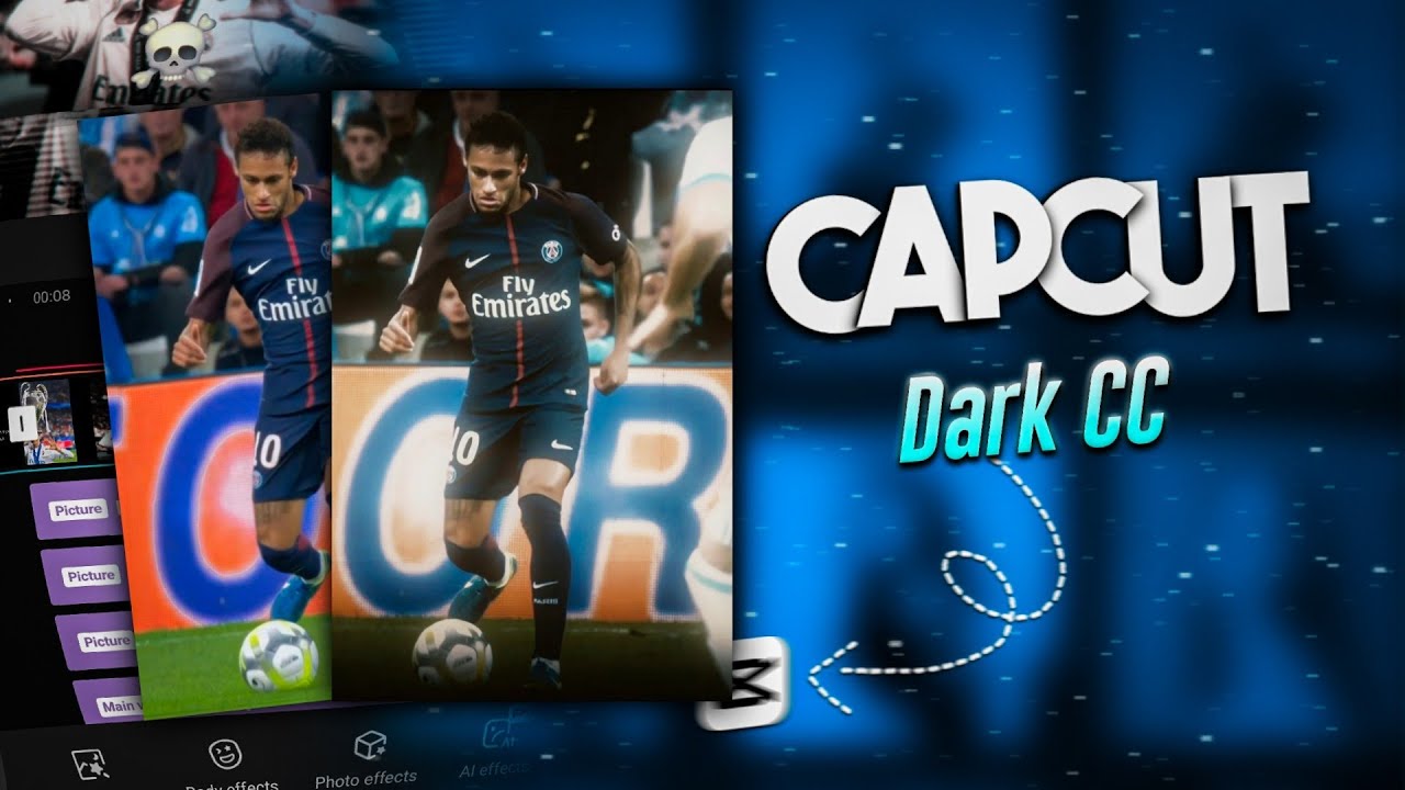 Football Dark CC tutorial on capcut - YouTube