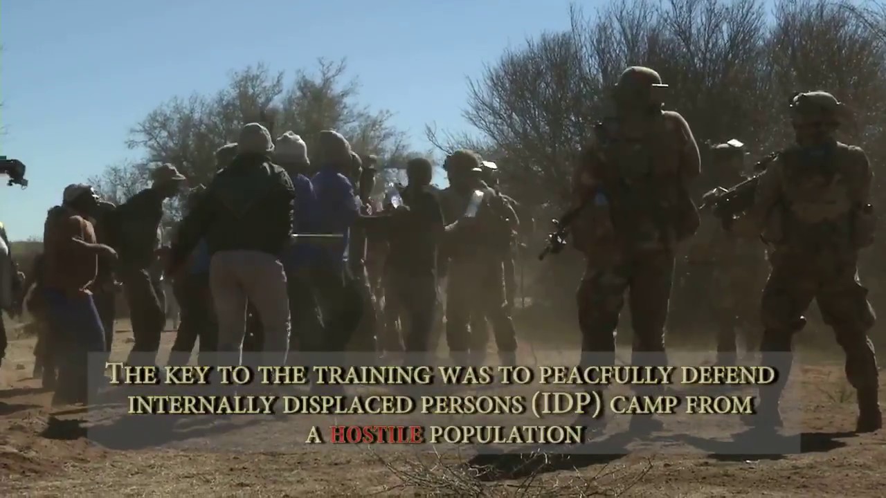 Shared Accord - Peacekeeping Training Scenario - YouTube