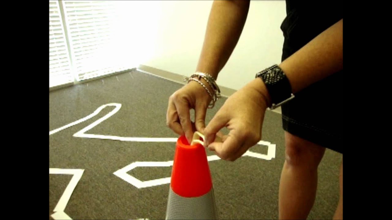 Cone Clips and Barrier Tape - YouTube