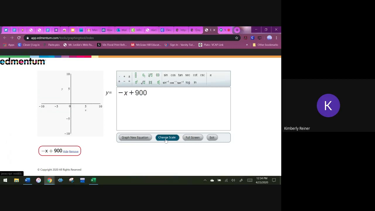 How to Use the Edmentum Graphing Tools - YouTube
