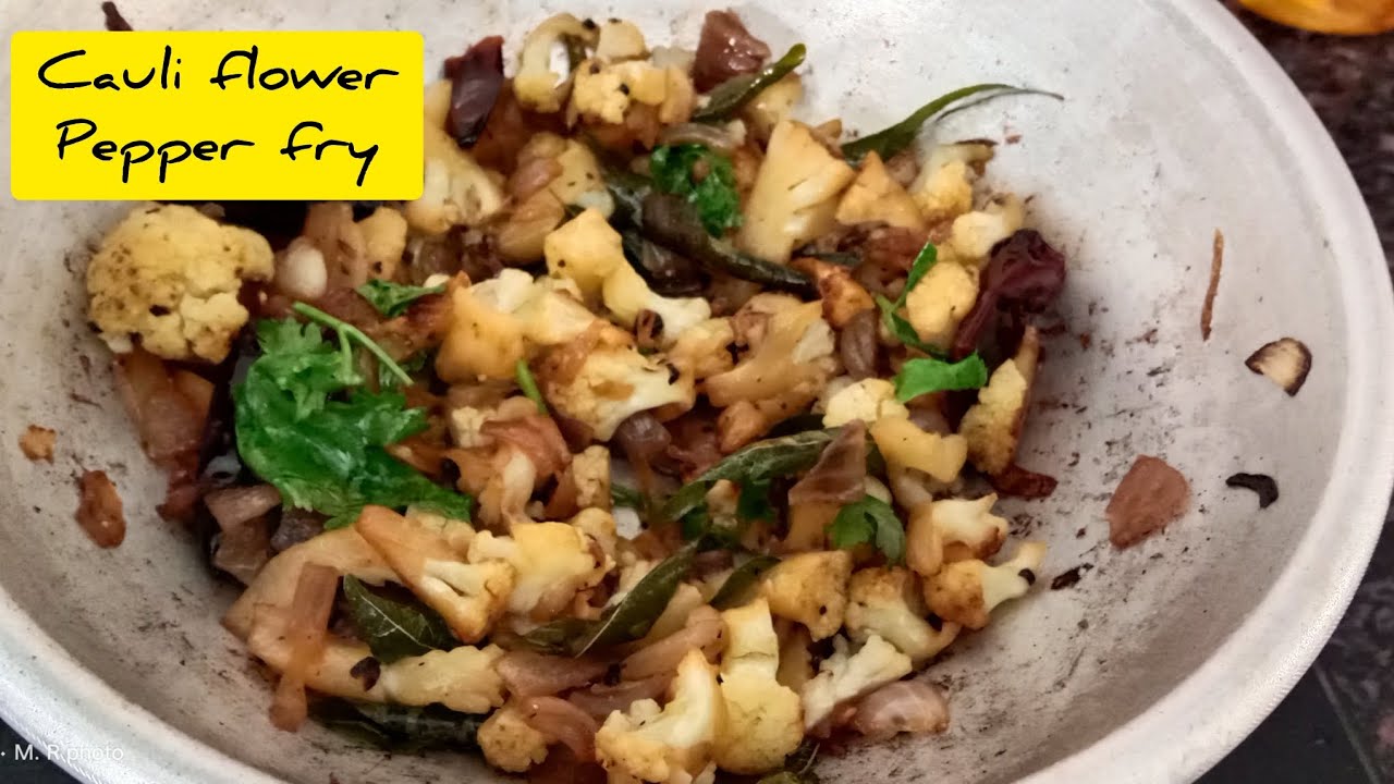simple cauli flower fry.... - YouTube