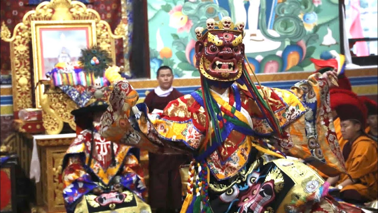 Drubchen At Rangjung Woesel Choling Monastery || Sacred Mask Dance ...